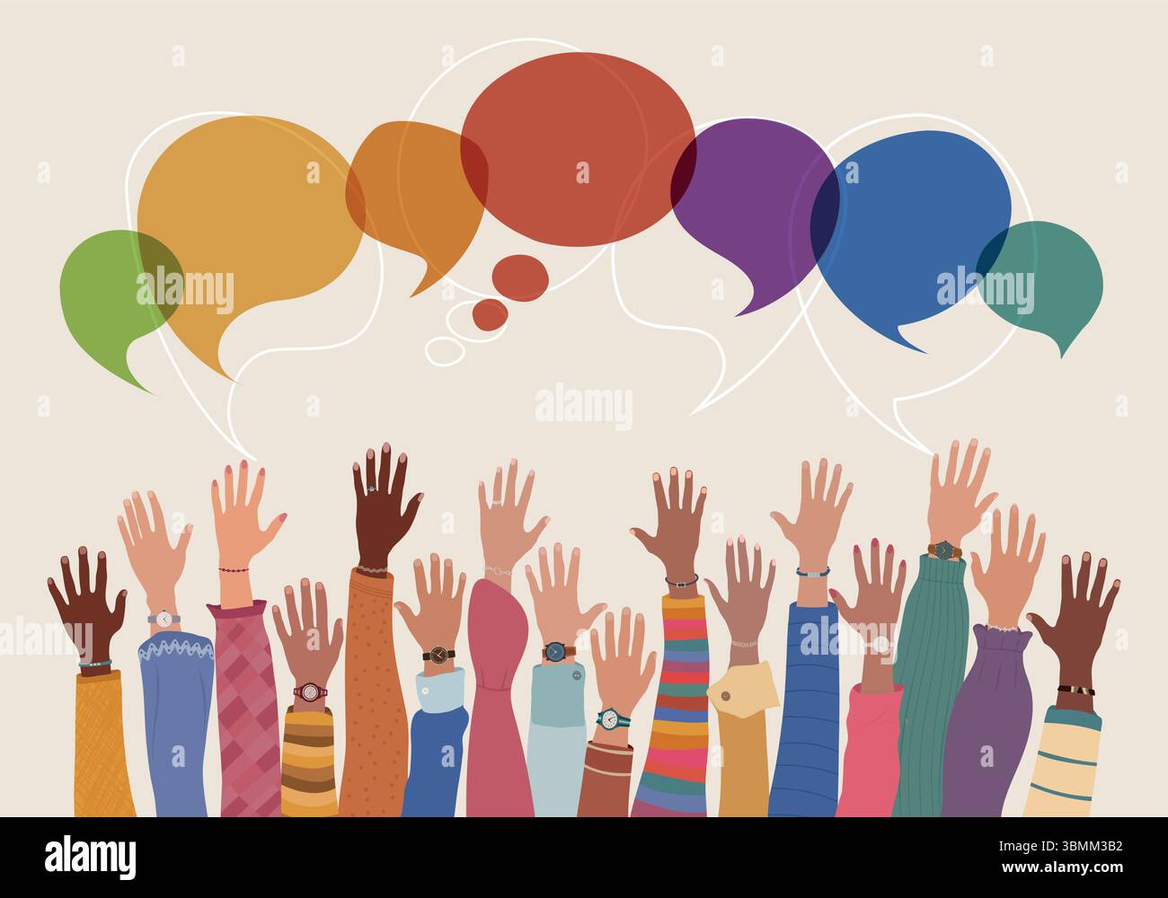 Expression communication diversity Stock Vector Images - Alamy
