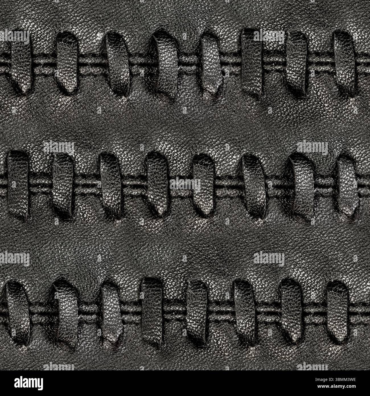 Seamless 4k photo texture material of black leather straps surface with ...