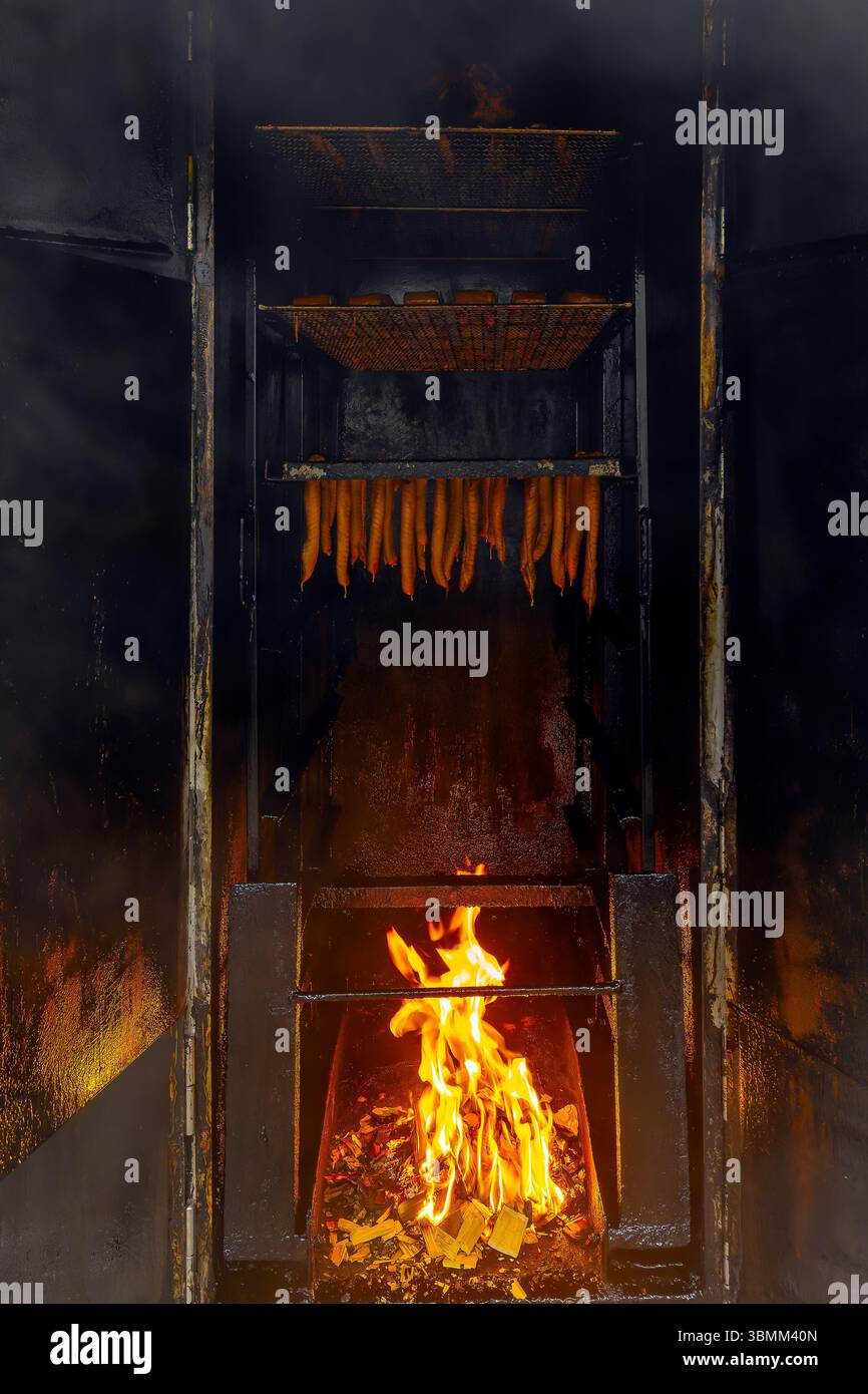 Smoked fish smoking hi-res stock photography and images - Alamy
