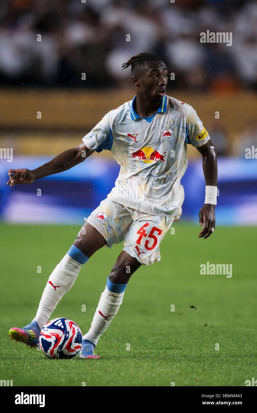Dorgeles Nene of FC Red Bull Salzburg in action during the FIFA Club ...