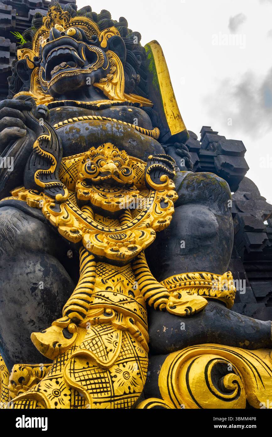 Bali, Indonesia-Dec 29,2024: Statue of Indonesian God in front of ...