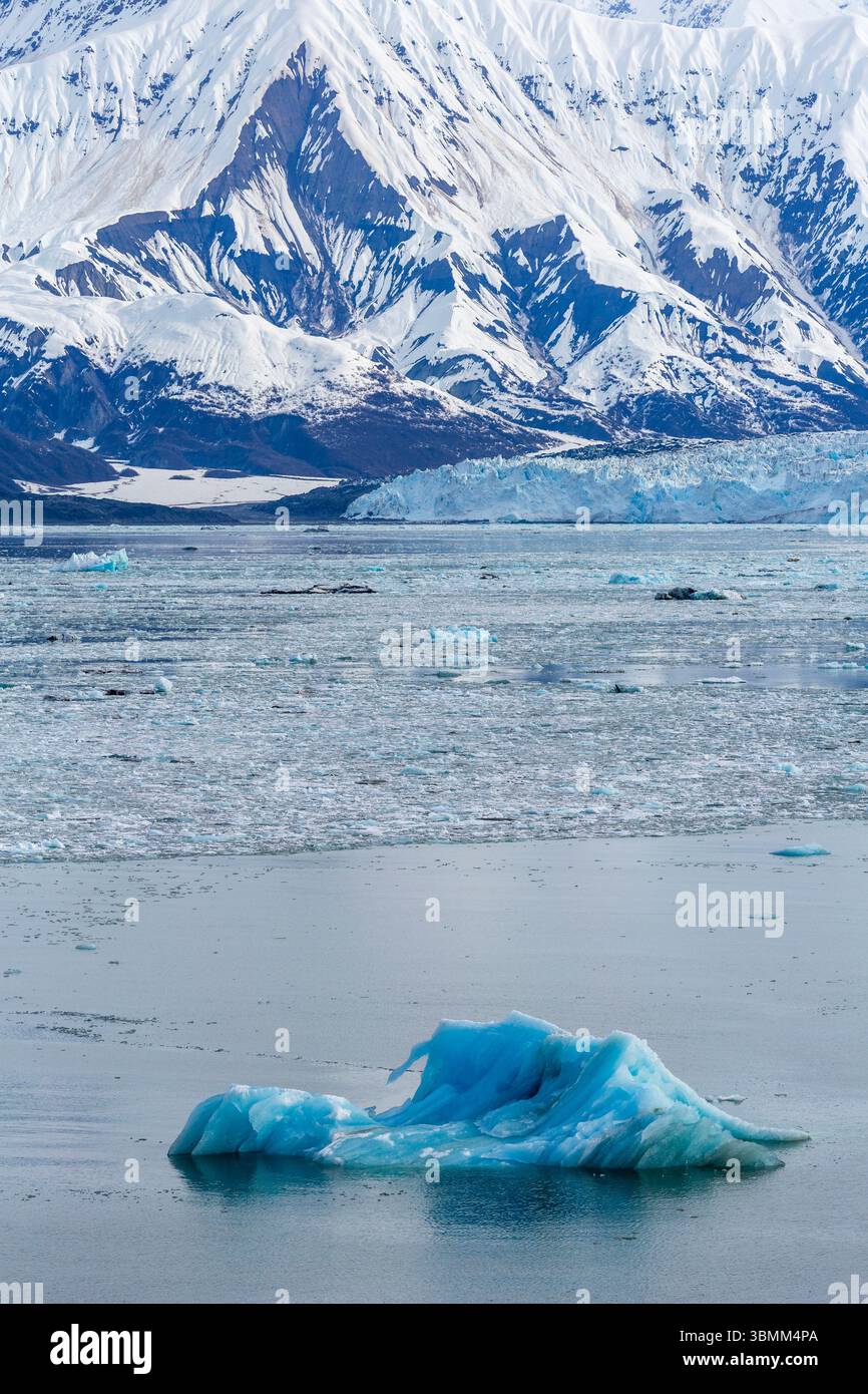 Hubbard Glacier, Wrangell St. Elias National Park,Eastern Alaska,USA ...