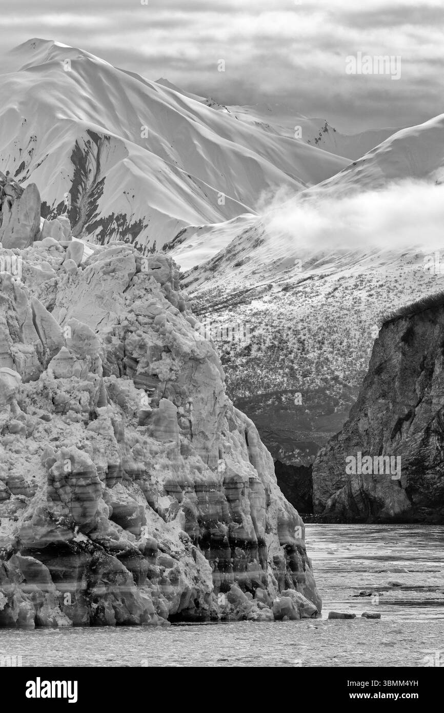 Hubbard Glacier, Wrangell St. Elias National Park,Eastern Alaska,USA ...