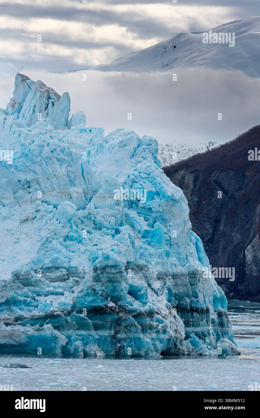 Hubbard Glacier, Wrangell St. Elias National Park,Eastern Alaska,USA ...