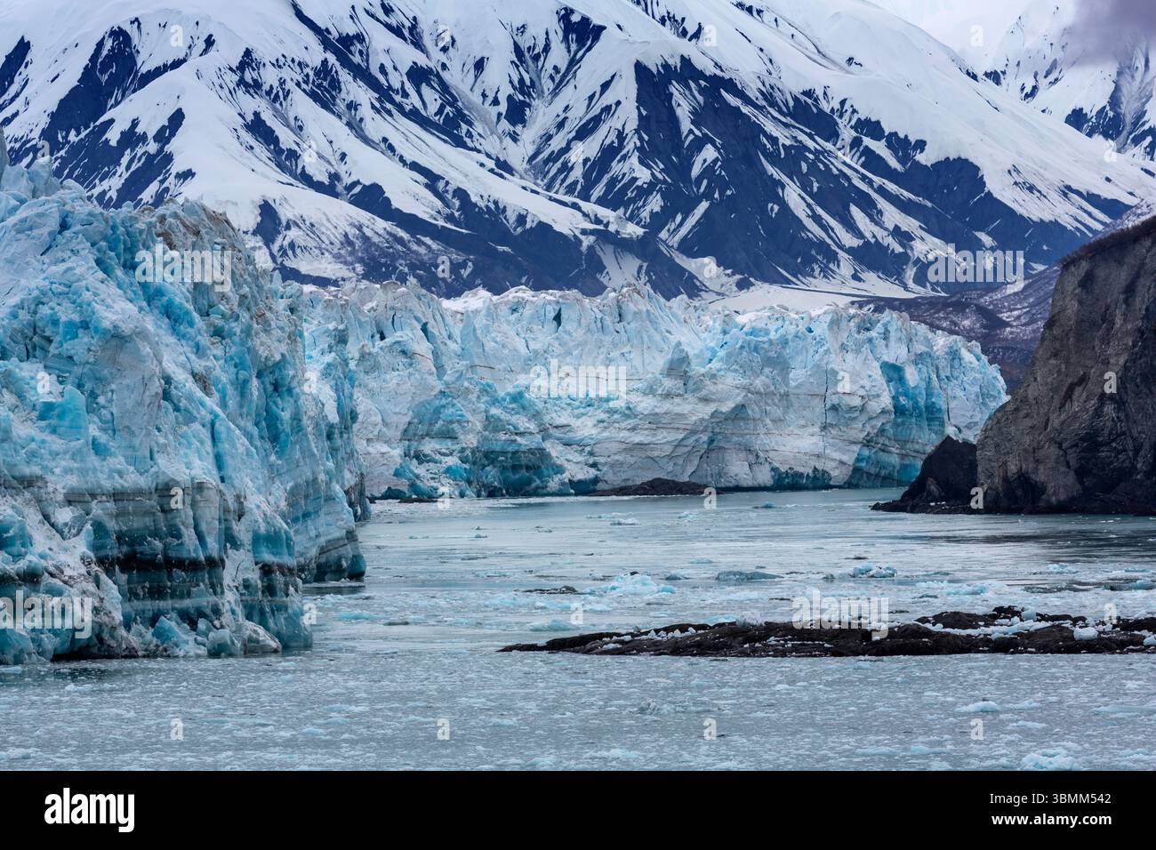 Hubbard Glacier, Wrangell St. Elias National Park,Eastern Alaska,USA ...