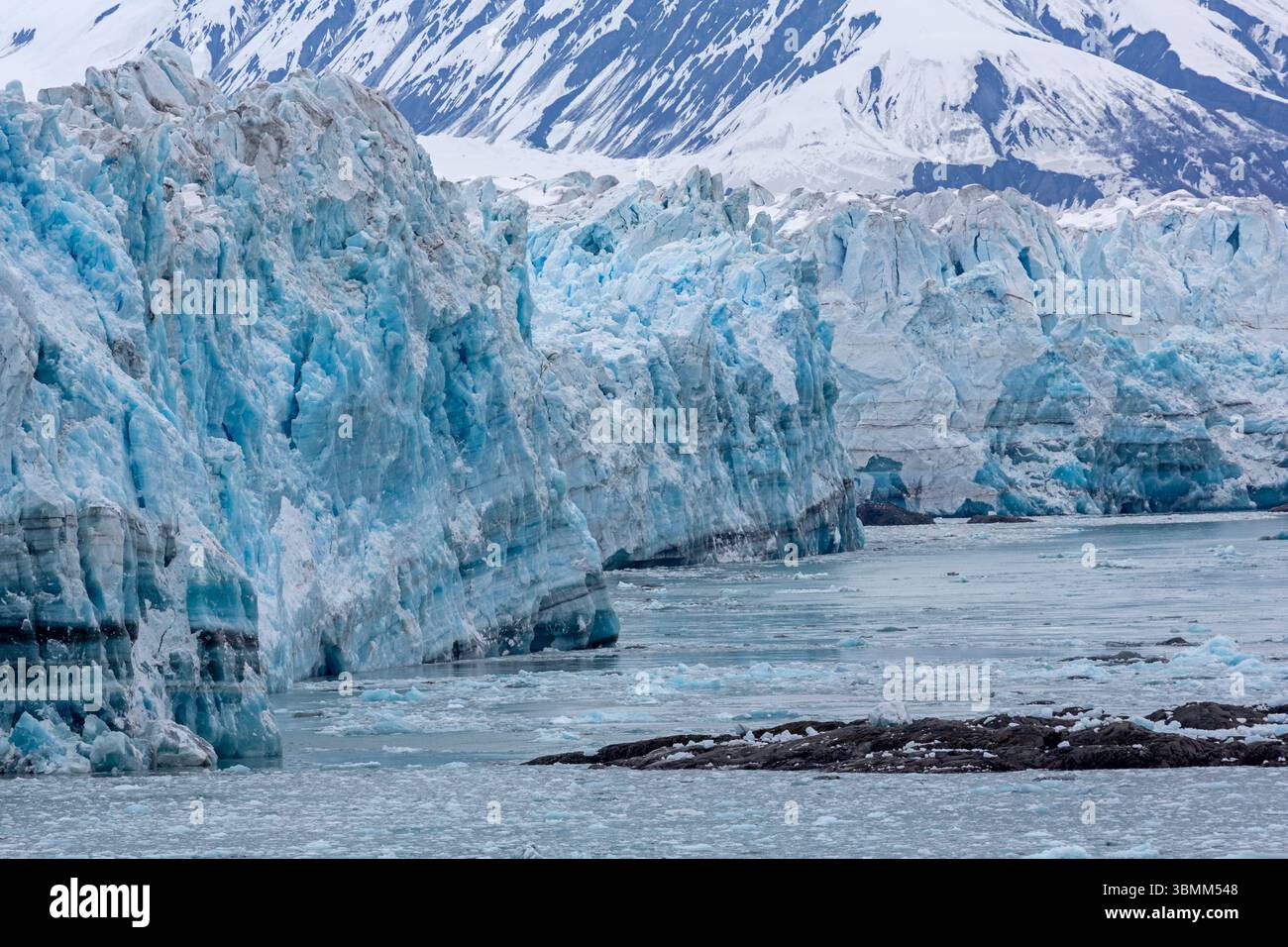 Hubbard Glacier, Wrangell St. Elias National Park,Eastern Alaska,USA ...