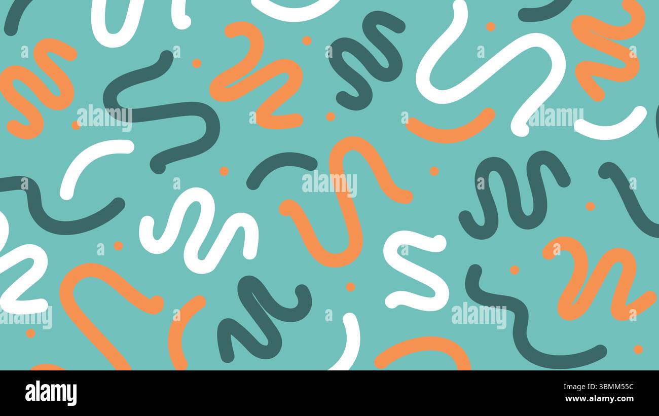 Hand drawn squiggle line Stock Vector Images - Alamy