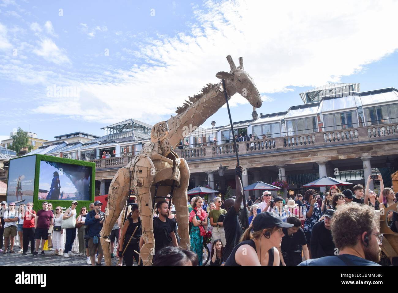 June 27, 2025, London, England, United Kingdom: Puppeteers perform in ...