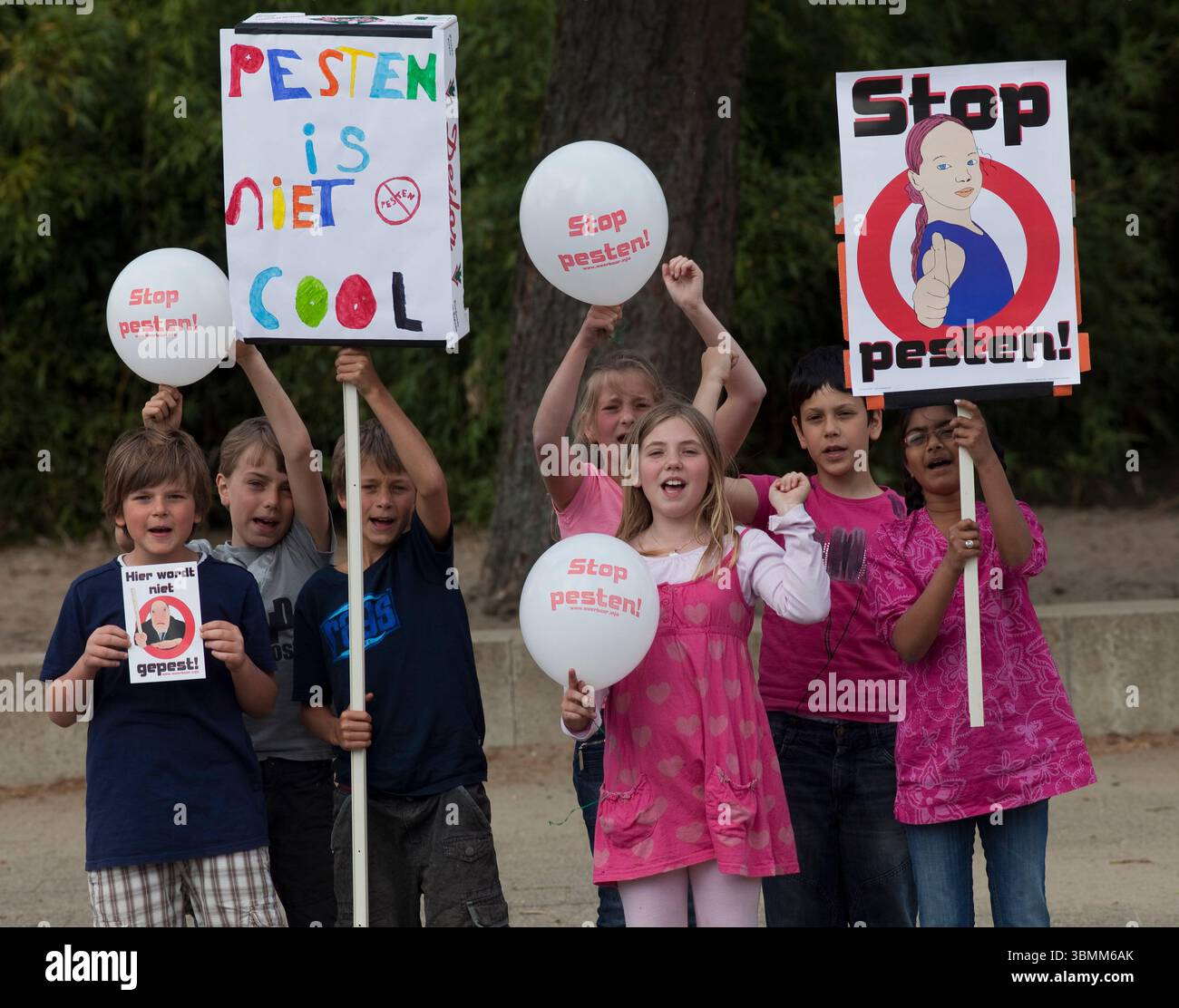 Children protest bullying hi-res stock photography and images - Alamy