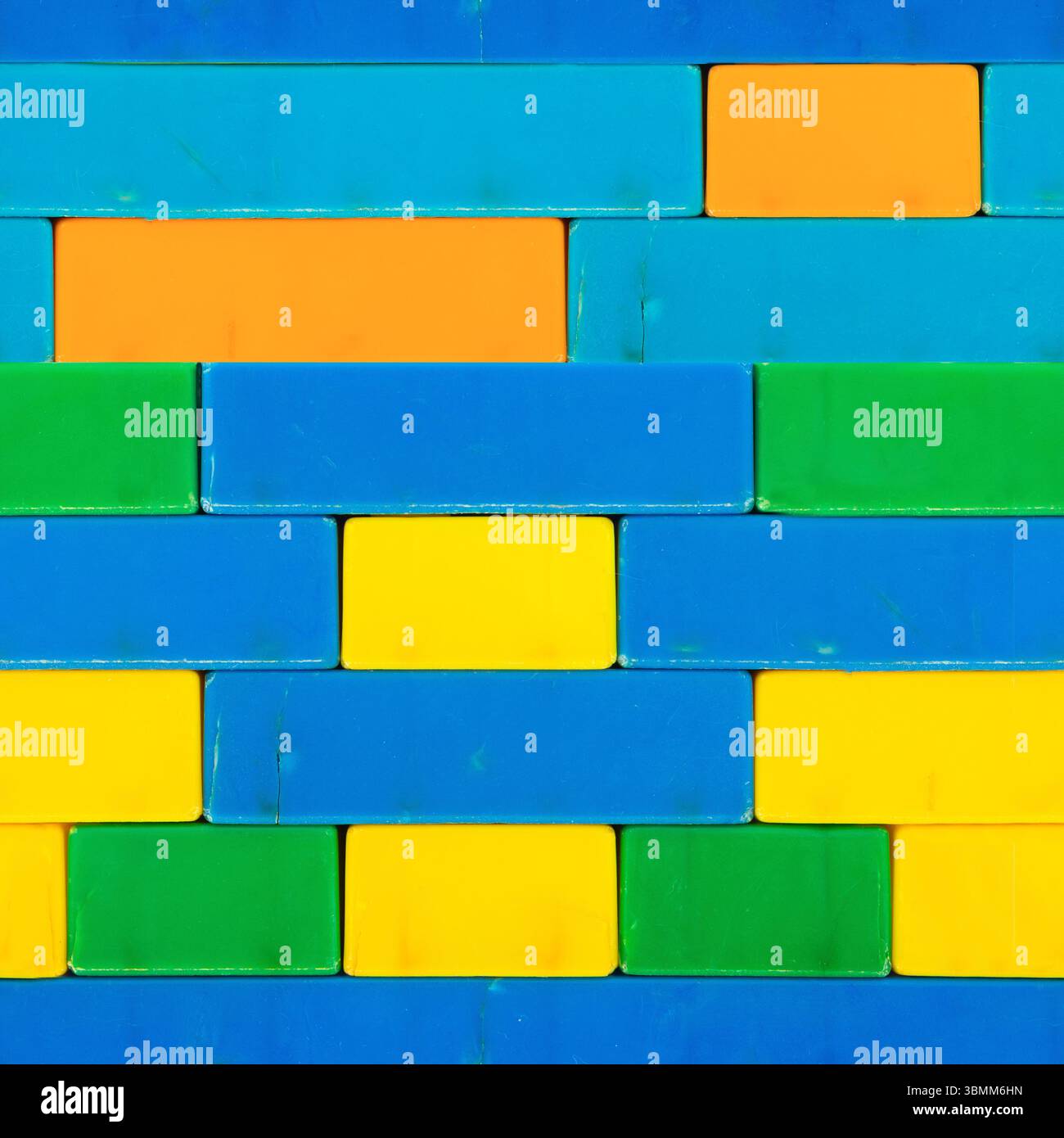 Seamless 4k photo texture material of blue, yellow and green plastic ...
