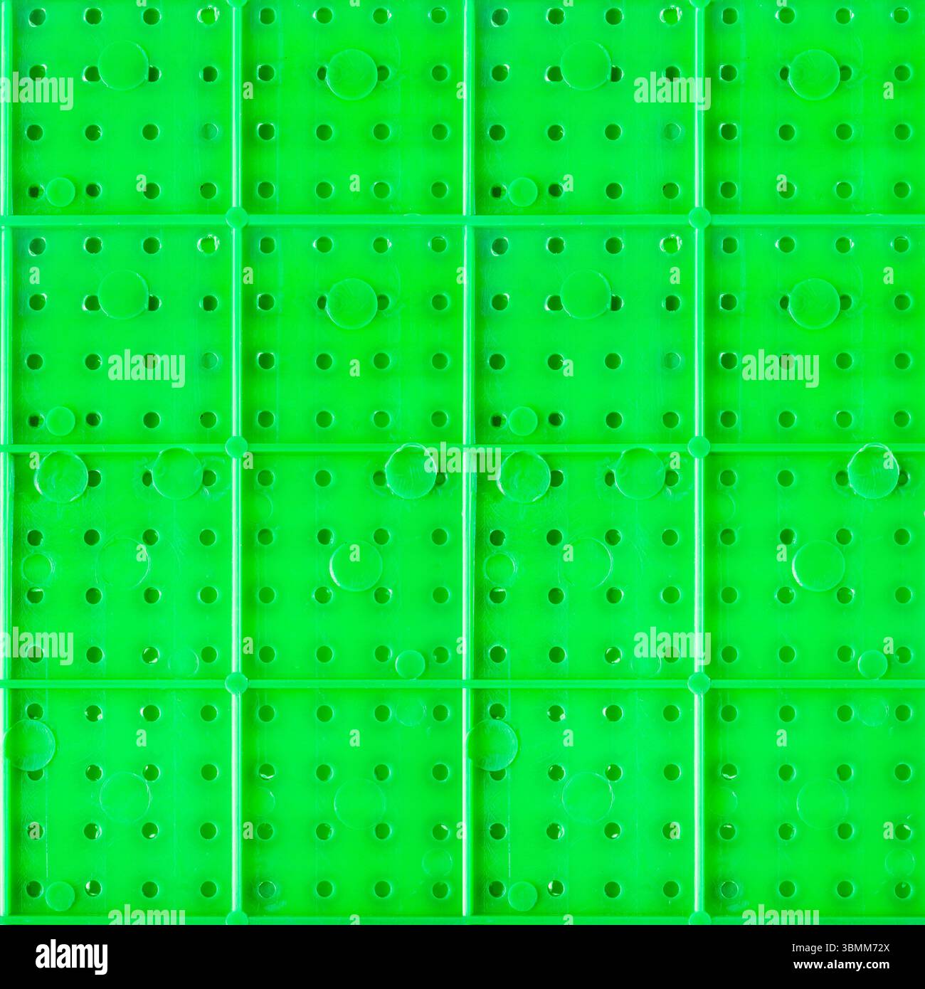 Seamless 4k photo texture material of green plastic and perforated ...