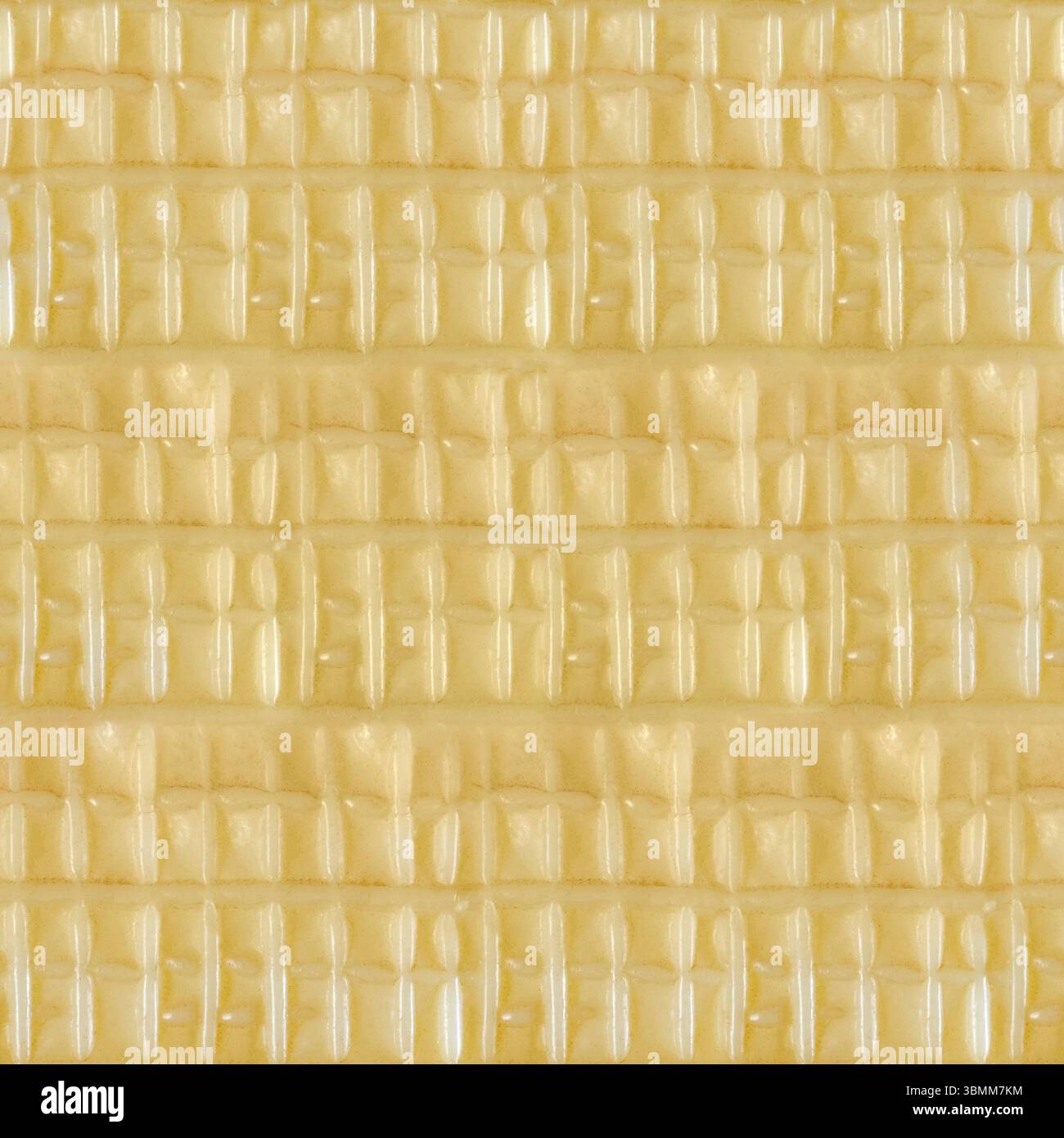 Seamless 4k photo texture material of beige colored plastic ribbed mesh ...