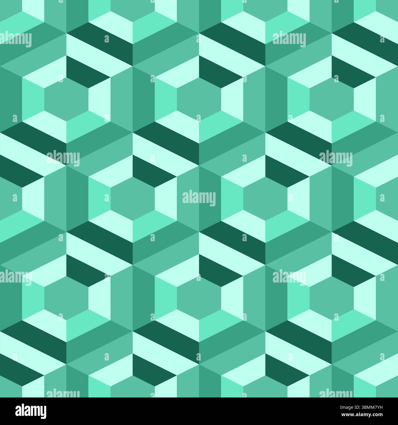 Green diamonds seamless geometric pattern vector illustration Stock ...