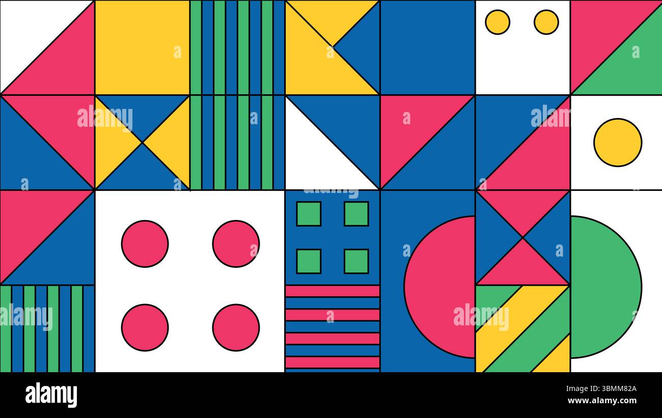 Bright modular grid background Stock Vector Image & Art - Alamy