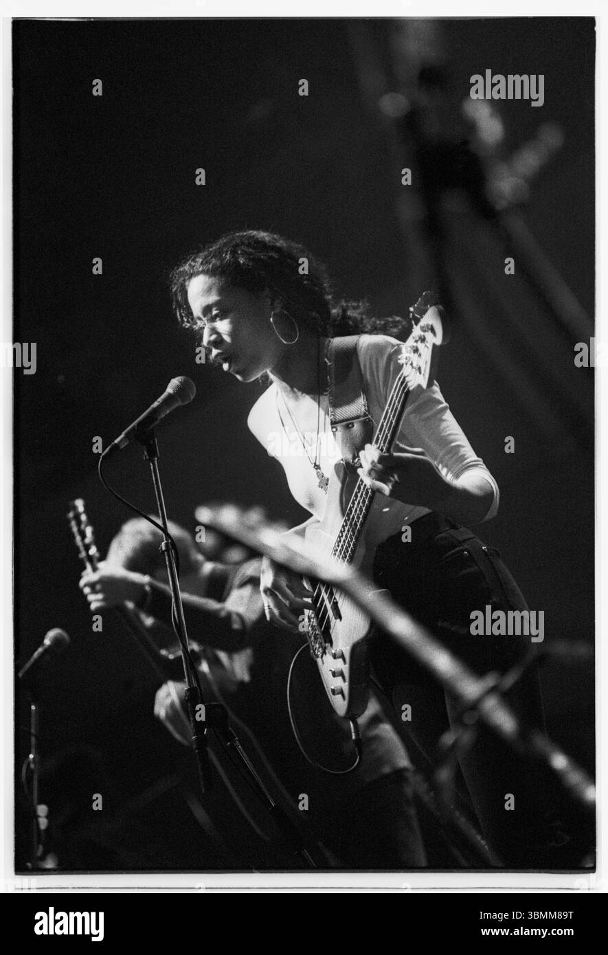 YOLANDA CHARLES, BASS PLAYER, WILD WOOD TOUR, 1993: Yolanda Charles the ...