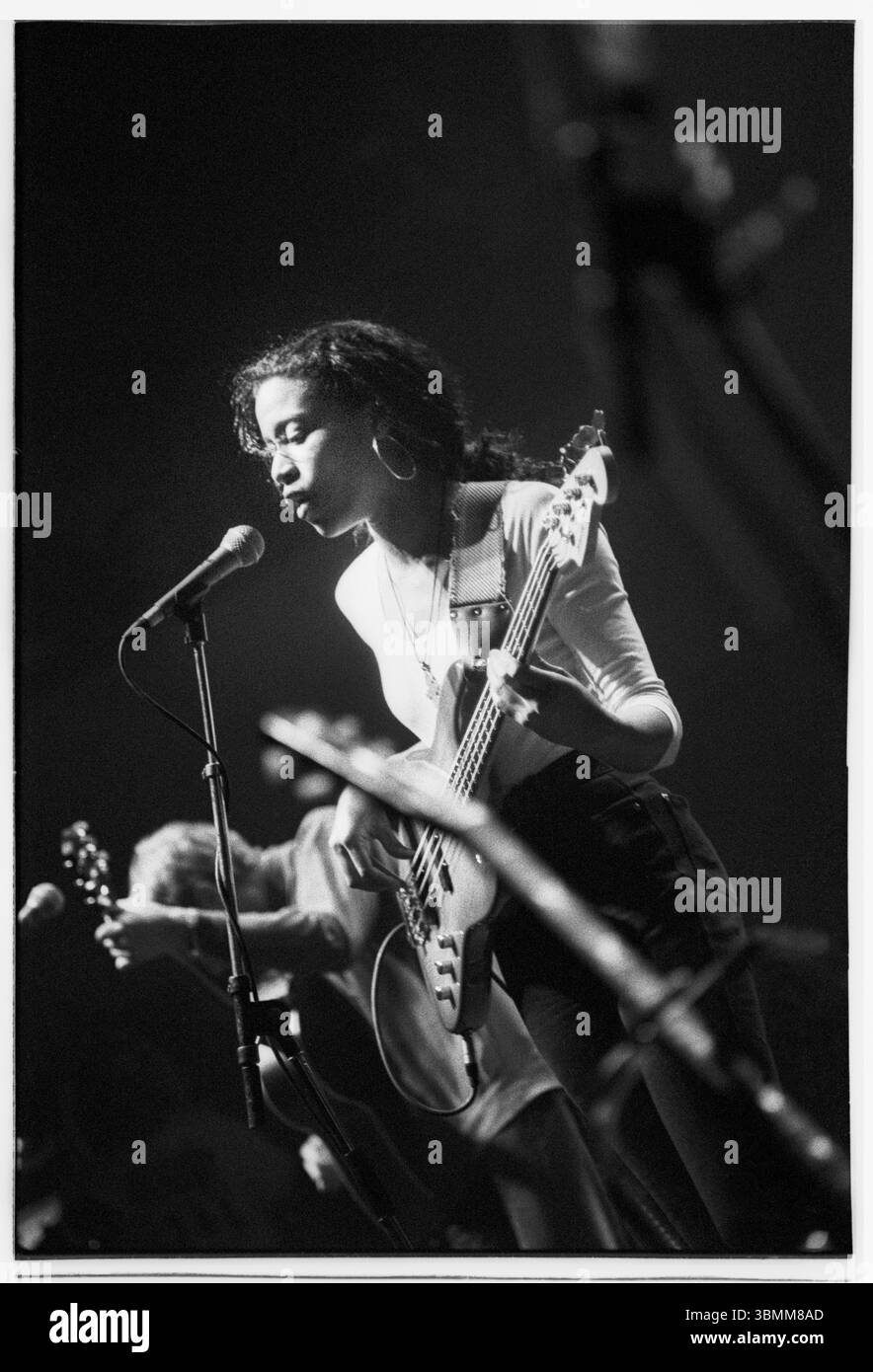 YOLANDA CHARLES, BASS PLAYER, WILD WOOD TOUR, 1993: Yolanda Charles the ...