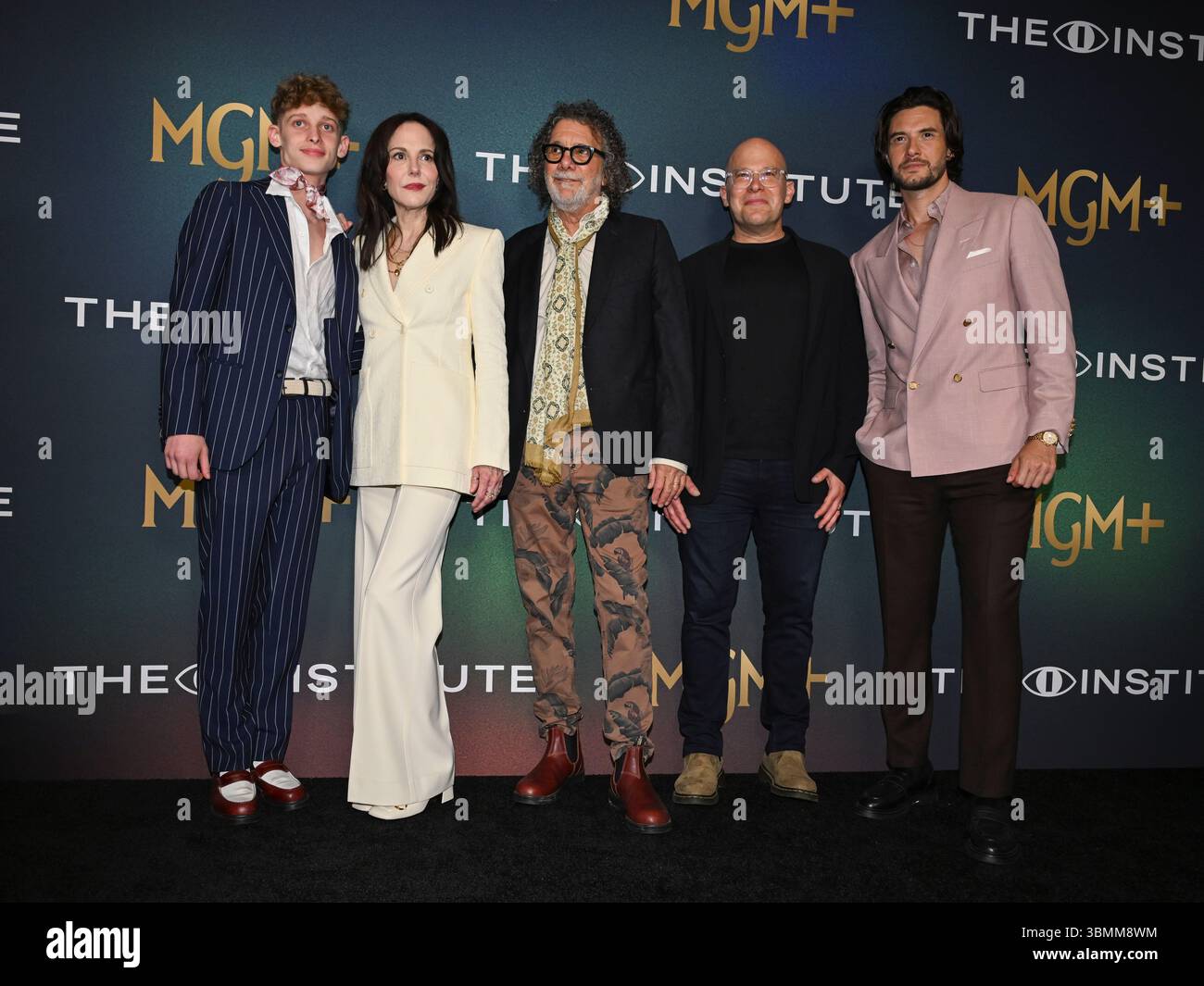 25 June 2025 - Culver City, California - (L-R) Joe Freeman, Mary-Louise Parker, Jack Bender ...