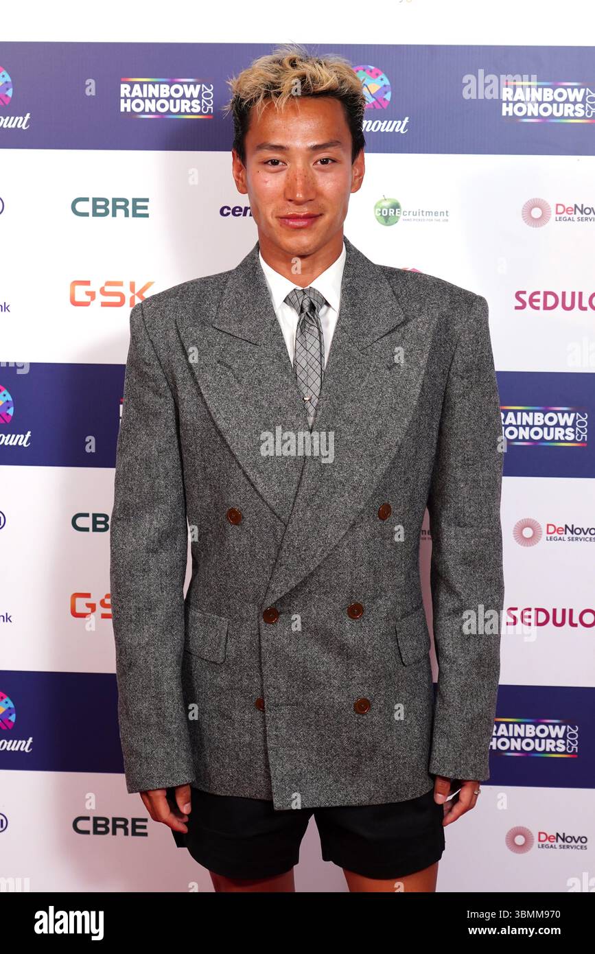 Carlos Gu attends the Rainbow Honours 2025 ceremony at the London ...
