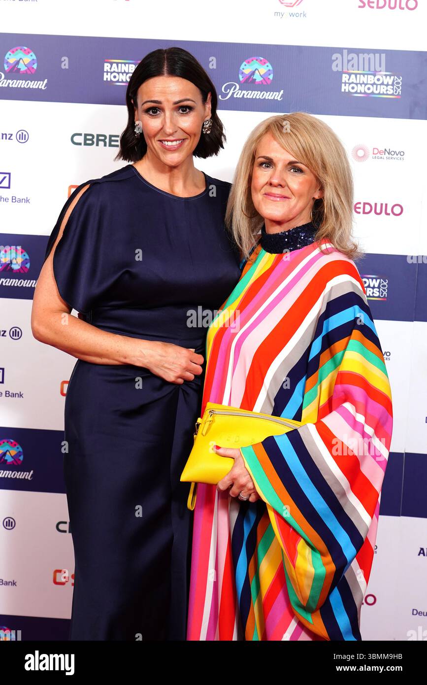 Suranne Jones and Sally Lindsay attend the Rainbow Honours 2025 ...