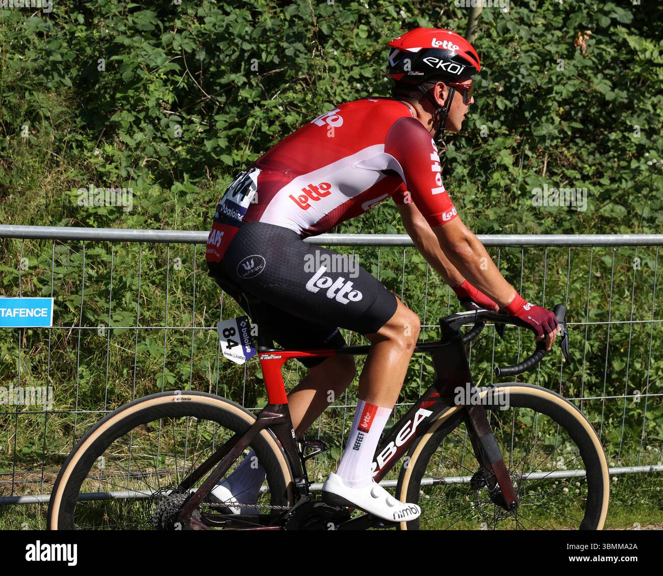 Steffen De Schuyteneer, of Belgium, Team Lotto, at stage 4 of the ...