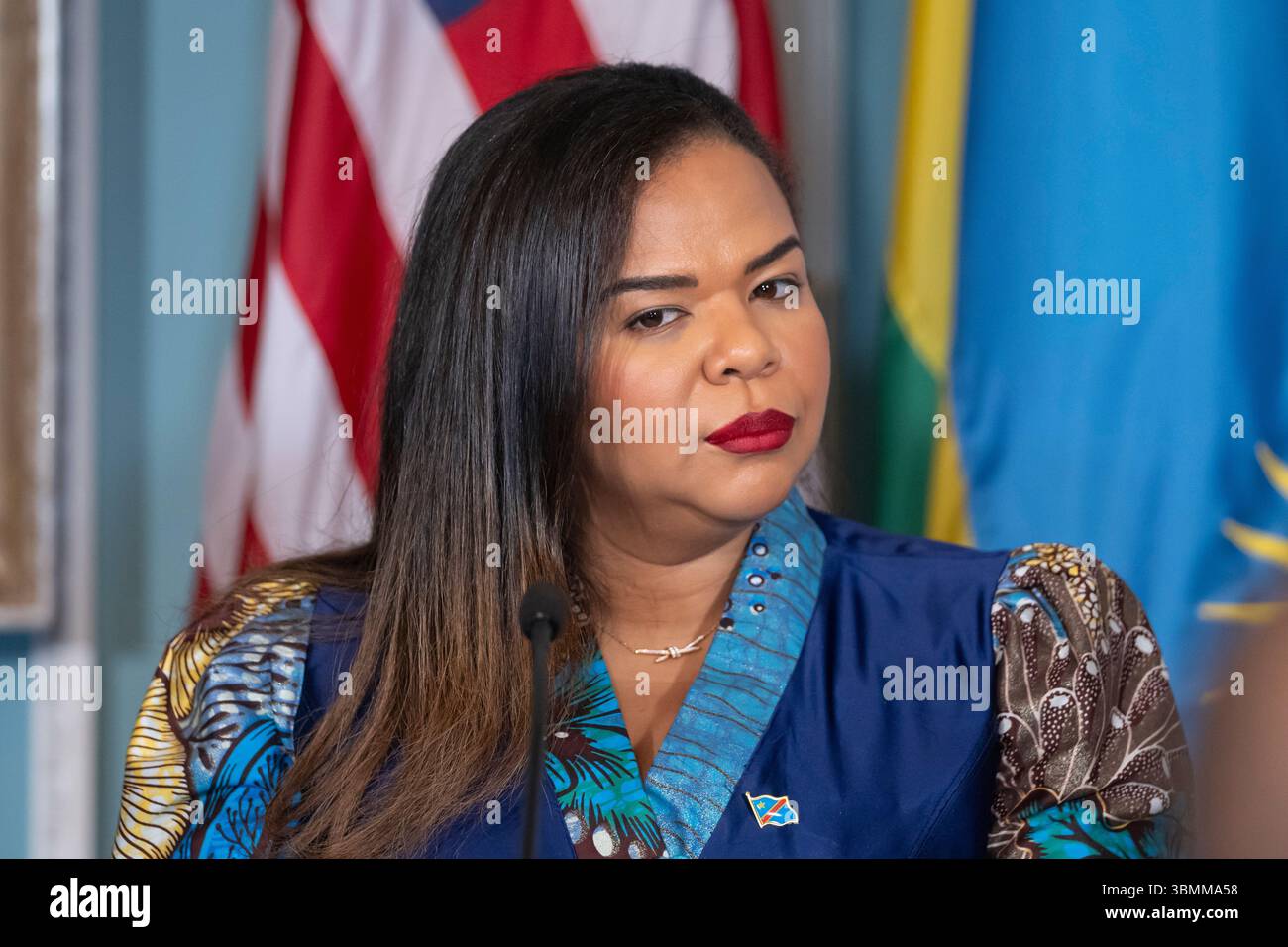 Democratic Republic of the Congo's Foreign Minister Therese Kayikwamba ...