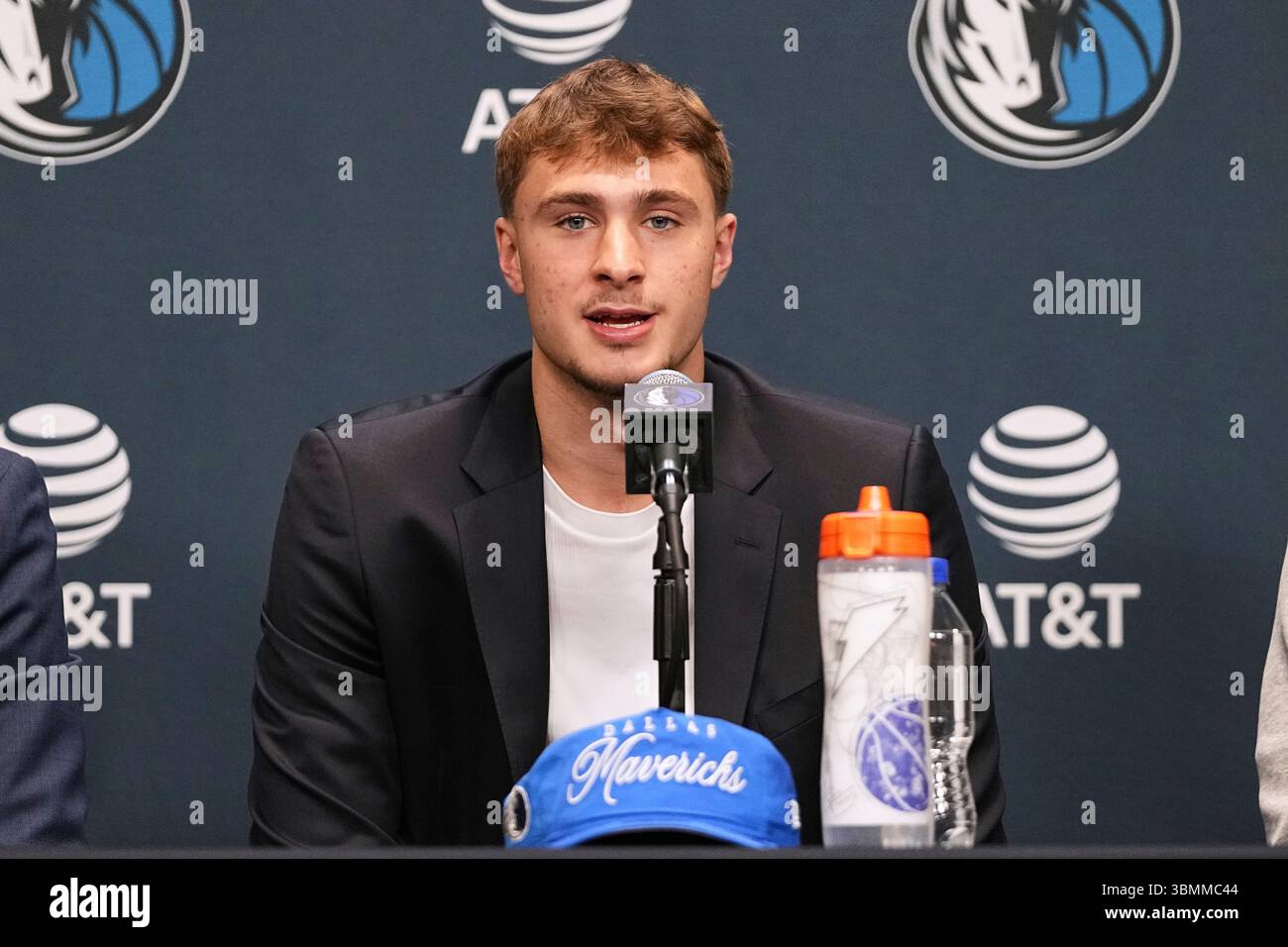 Dallas Mavericks' Cooper Flagg, the No. 1 overall pick in the NBA draft ...