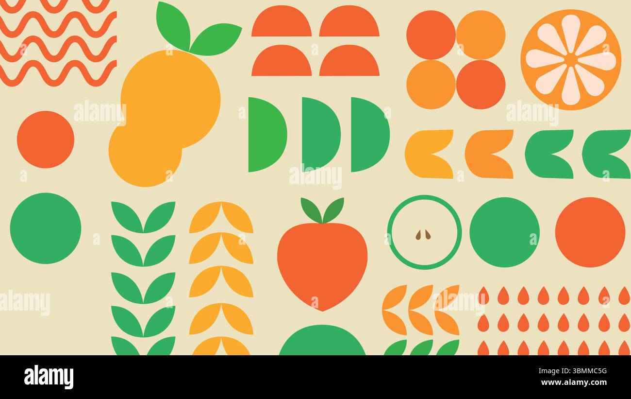 Abstract Juice Icons Background Stock Vector Image & Art - Alamy