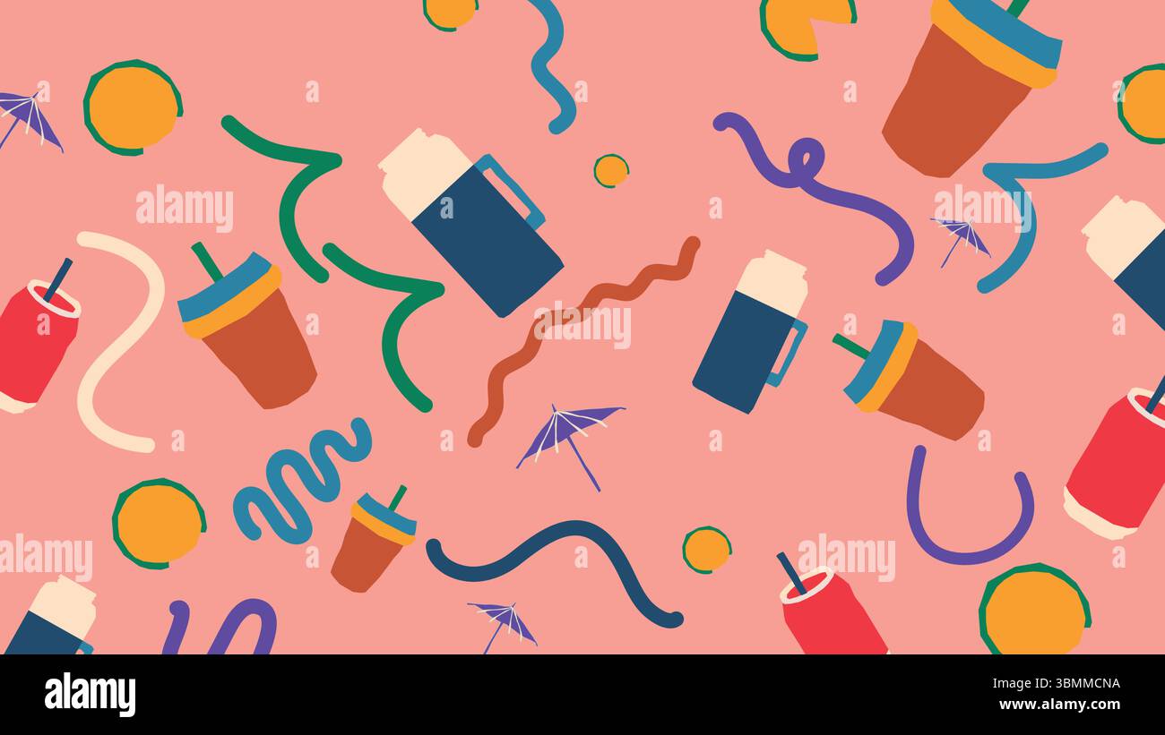 Can soda cartoon hi-res stock photography and images - Alamy