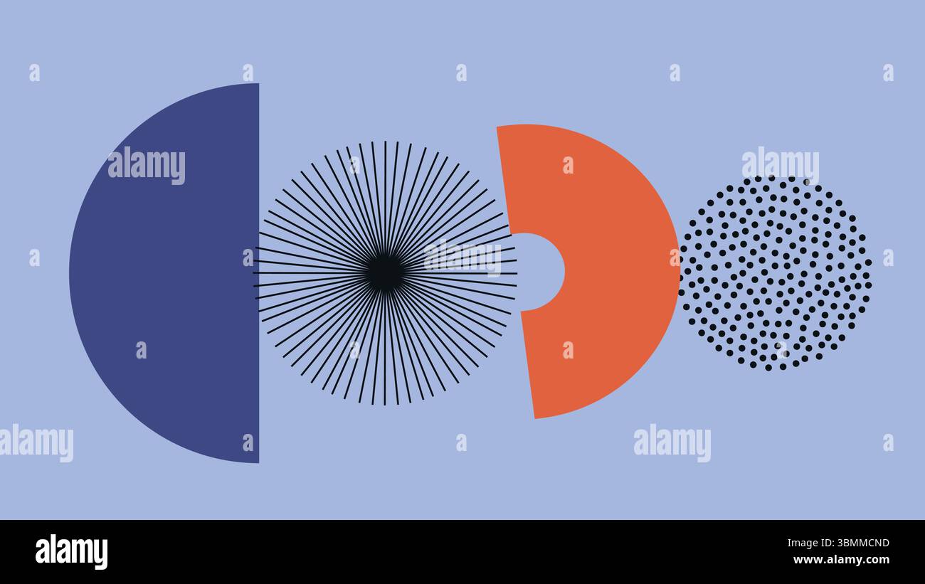 Halftone dots in radial Stock Vector Images - Alamy