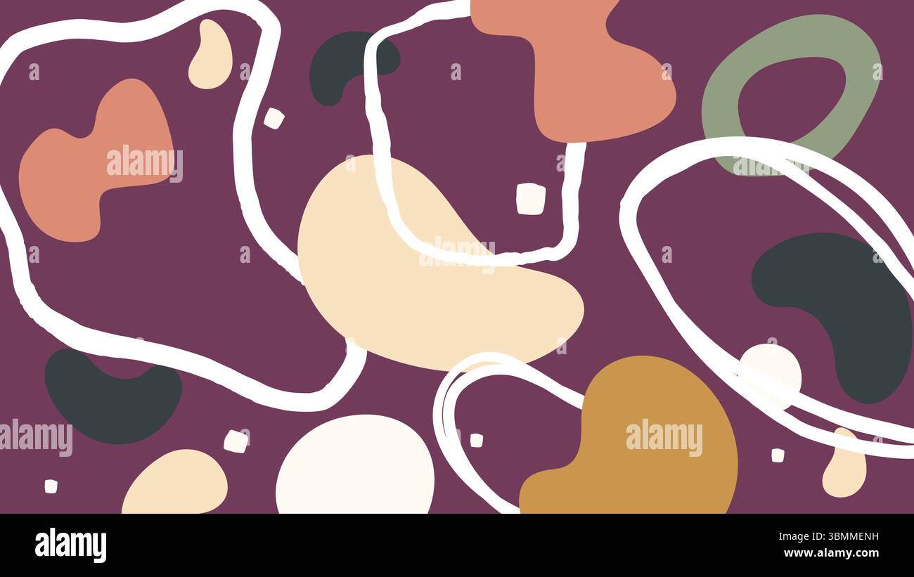 Abstract peach fluid blob hi-res stock photography and images - Alamy