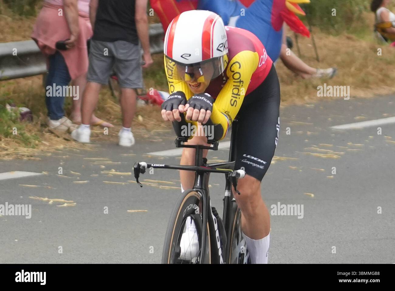 THOMAS Benjamin during the French championships 2025, Cycling event ...