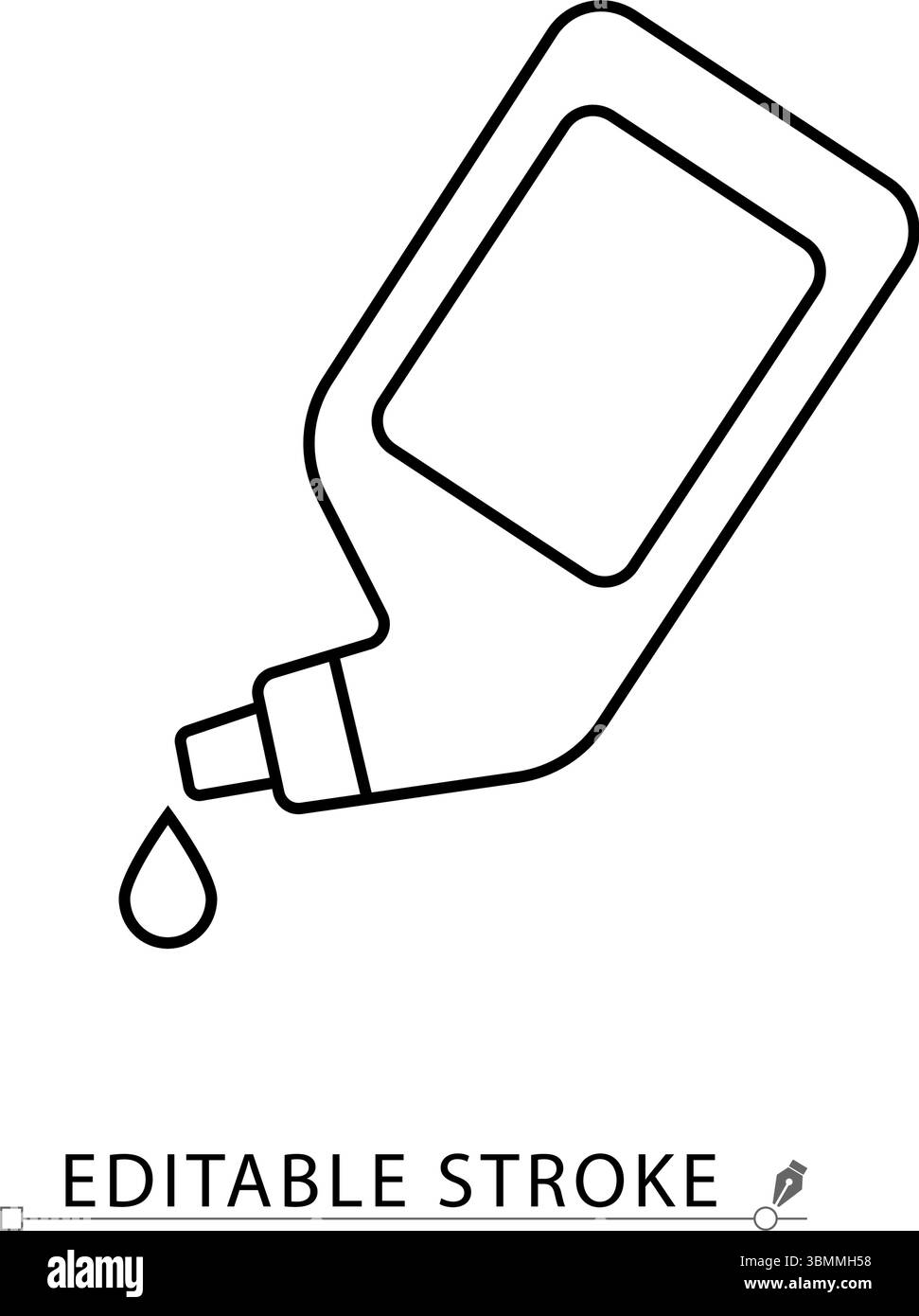 Cleaning liquid bottle in Stock Vector Images - Alamy