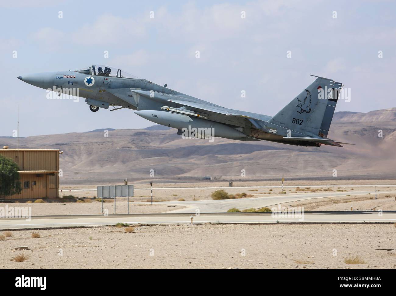 Israeli F-15C Fighter Jet at Ovda Airbase, Ovda, Israel Stock Photo - Alamy