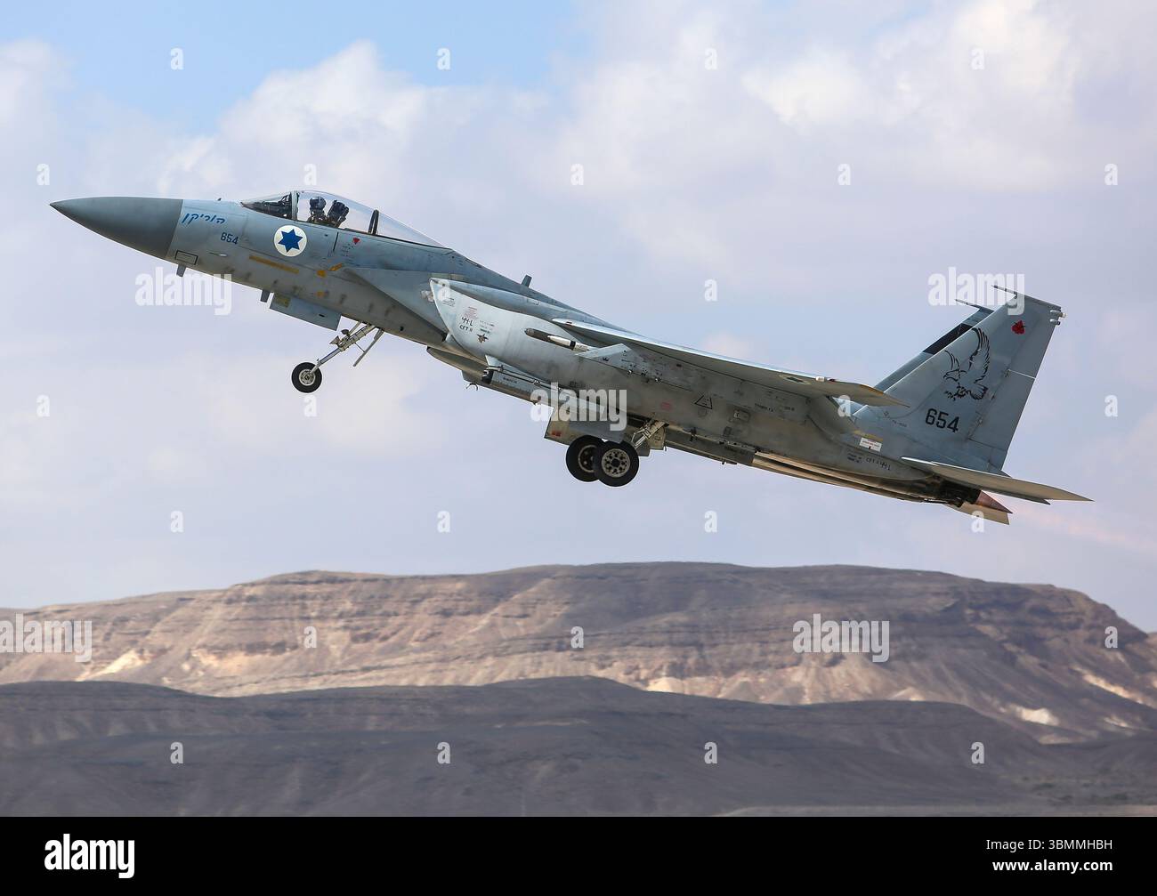 Israeli F-15C Fighter Jet at Ovda Airbase, Ovda, Israel Stock Photo - Alamy