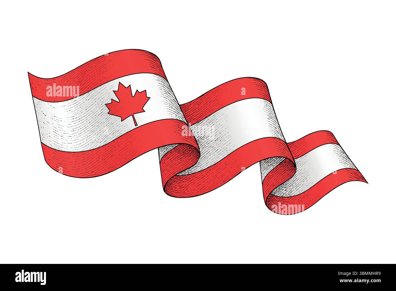 Canada vintage line drawing Stock Vector Images - Alamy