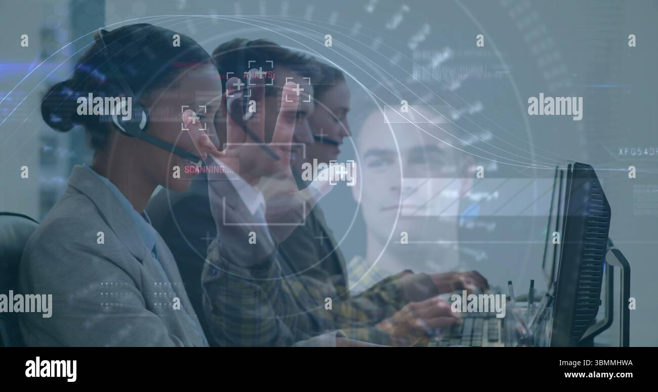 African american woman scanning monitor hi-res stock photography and ...