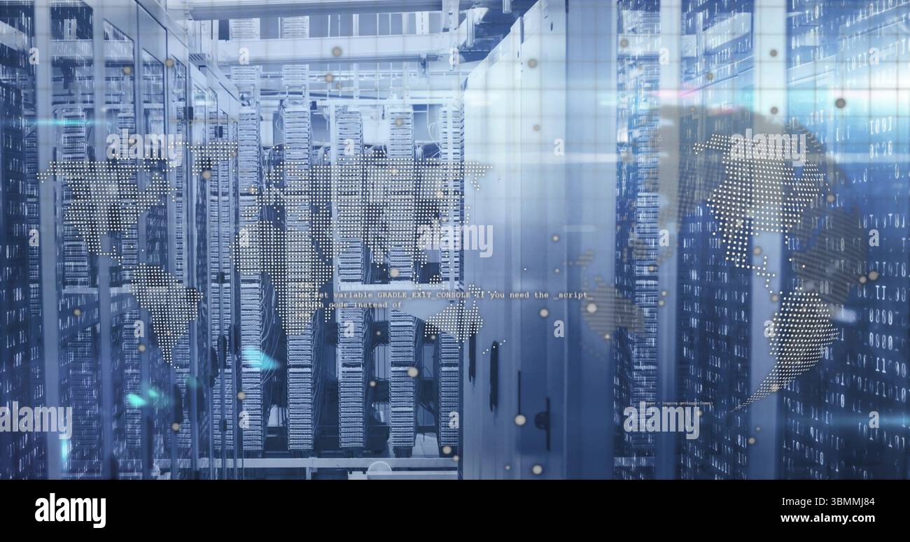 Data processing image over servers in modern data center environment ...