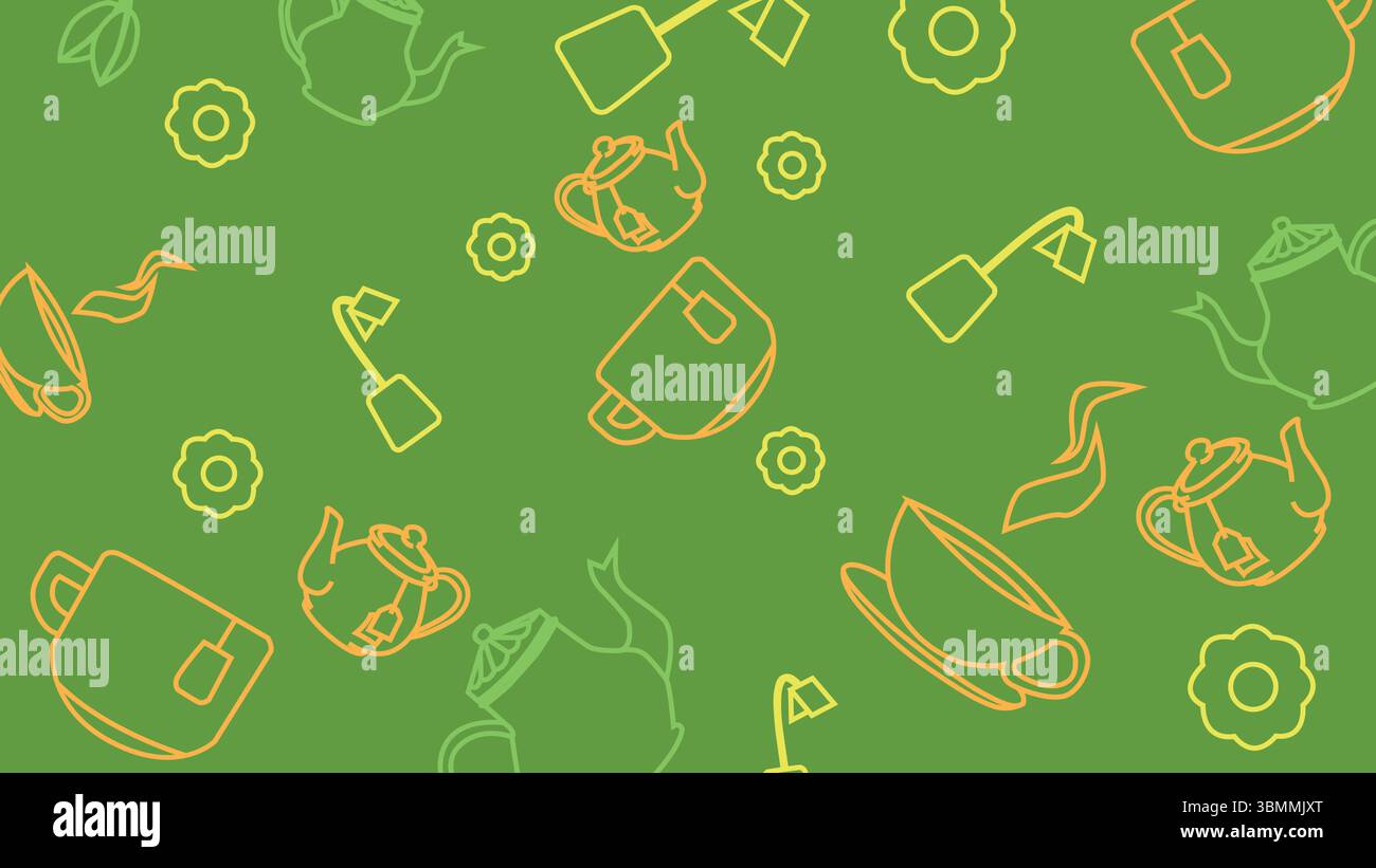 Modern kitchen decor flowers Stock Vector Images - Alamy