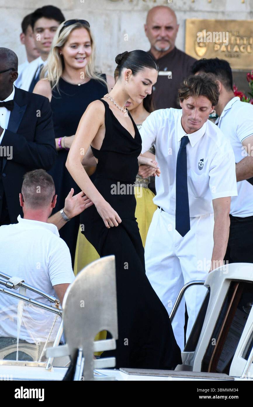 Venice, Italy. 27th June, 2025. Girlfriend of Leonardo DiCaprio (not ...