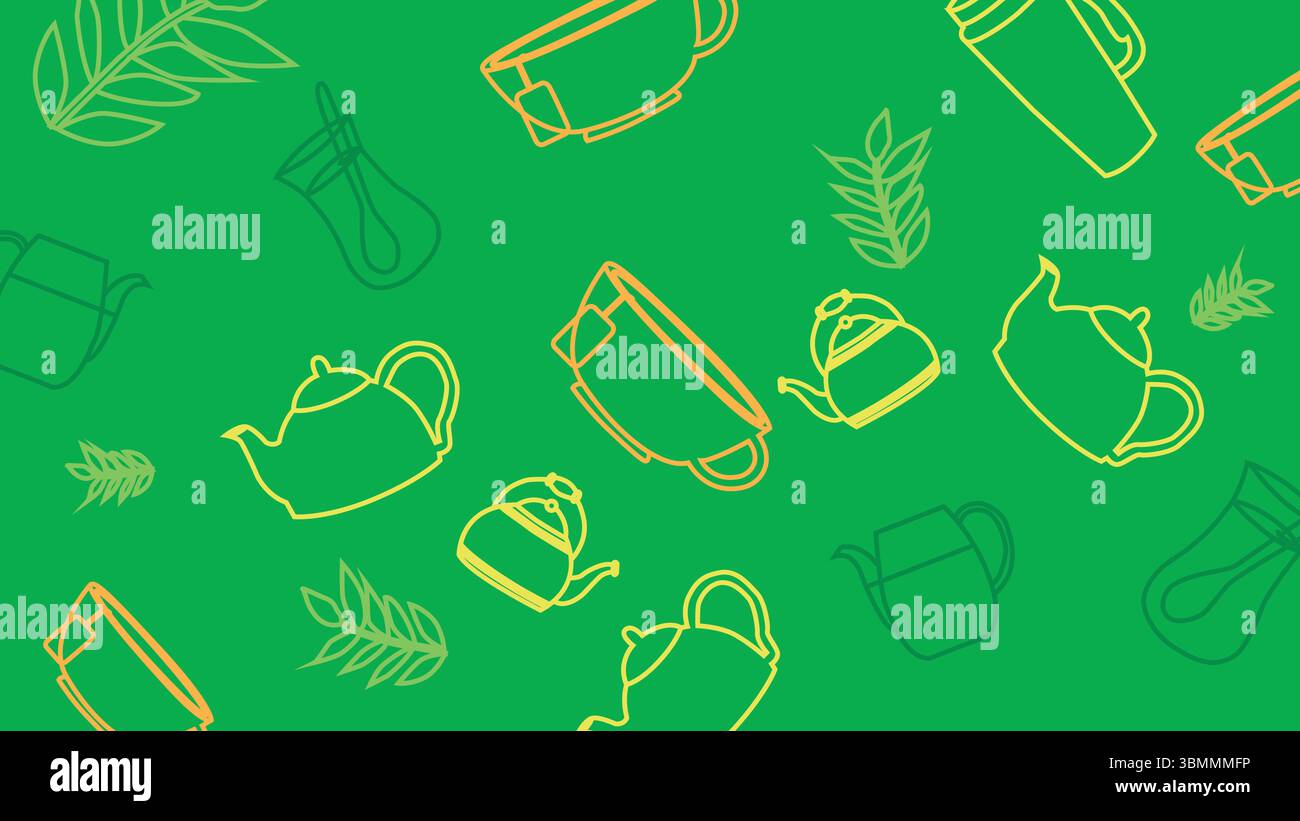 Loose leaf tea on Stock Vector Images - Alamy