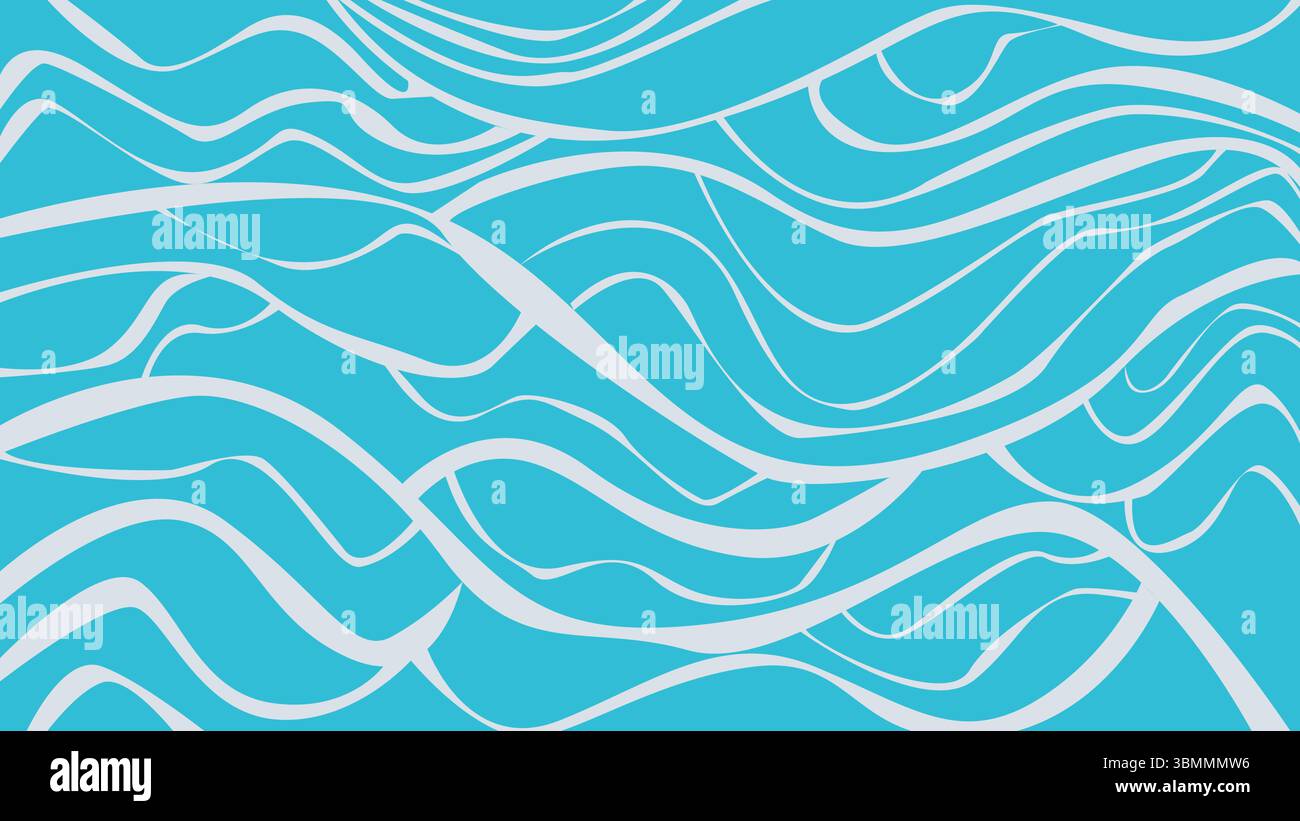 Soft blue sea wave on Stock Vector Images - Alamy