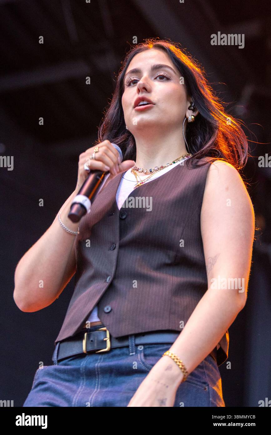Milwaukee, USA. 26th June, 2025. Singer Sofia Camara during the ...