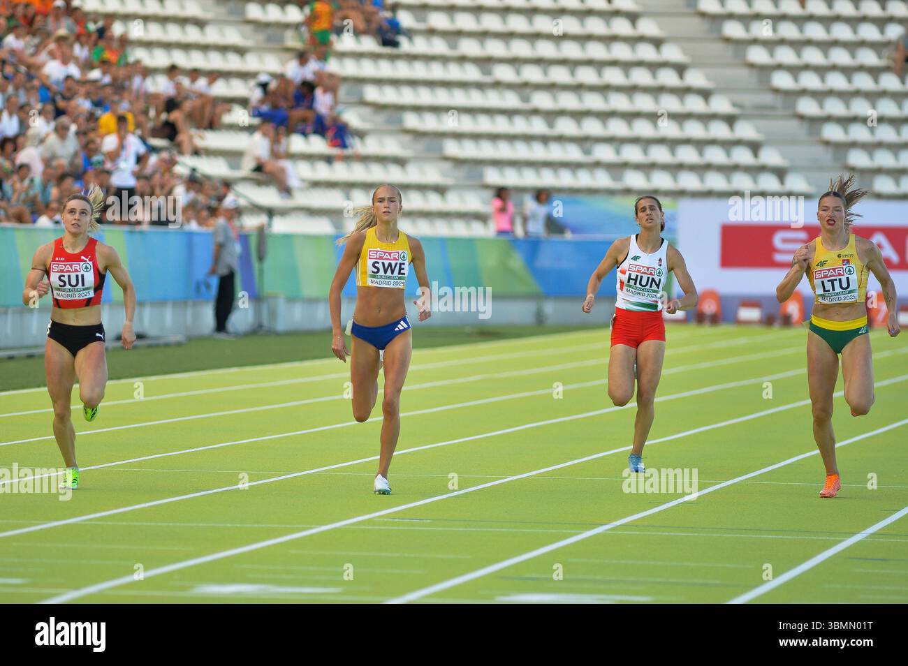 An athlete competes during Day 1 of the European Athletics Team ...
