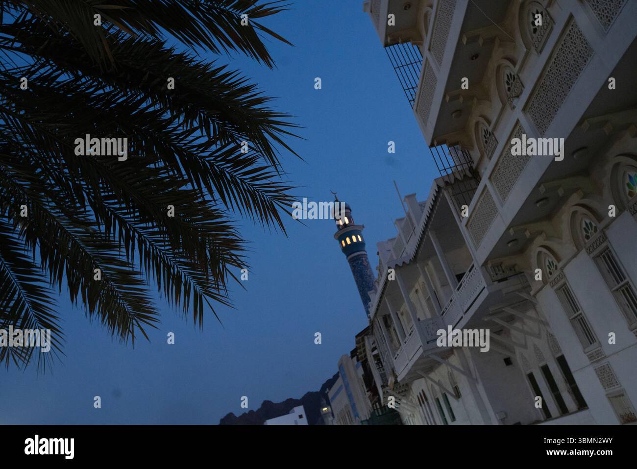 Masjid Al Rasool Al A'dham Mosque and Colonial architecture, Muttrah ...