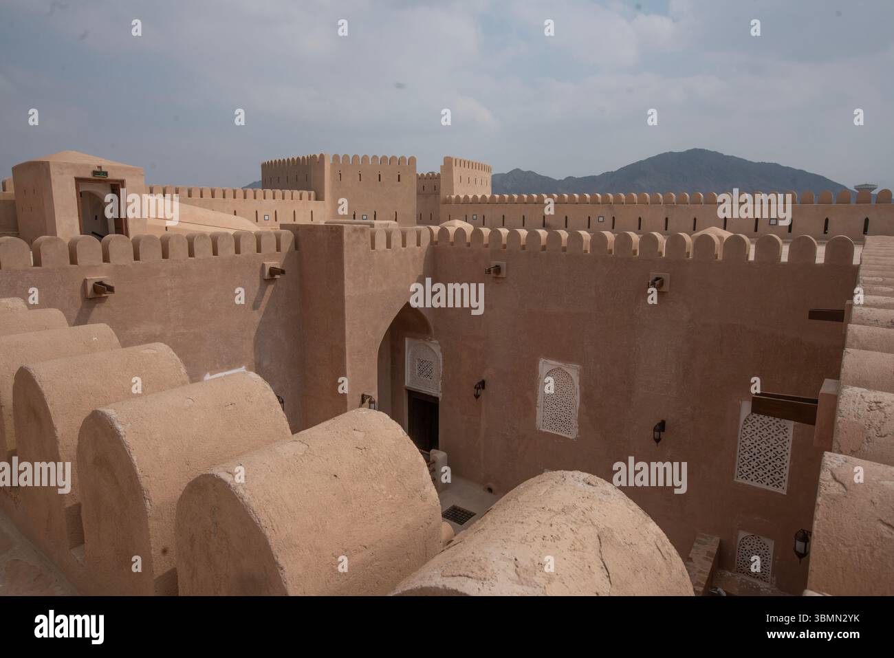 Al Hazm Castle near Rustaq, Oman Stock Photo - Alamy