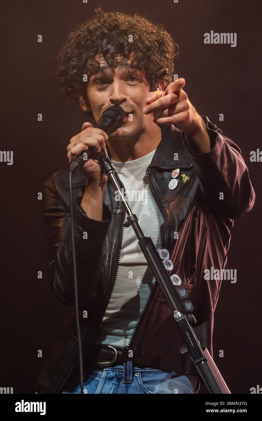 Glastonbury, UK. 27th June, 2025. Matty Healy of The 1975 on the ...