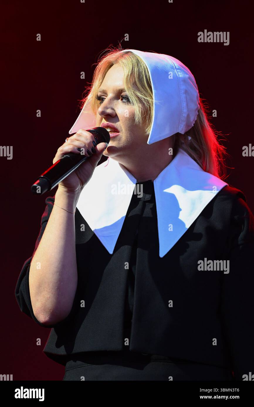 Somerset, UK. 27 June 2025. Self Esteem performing during the ...