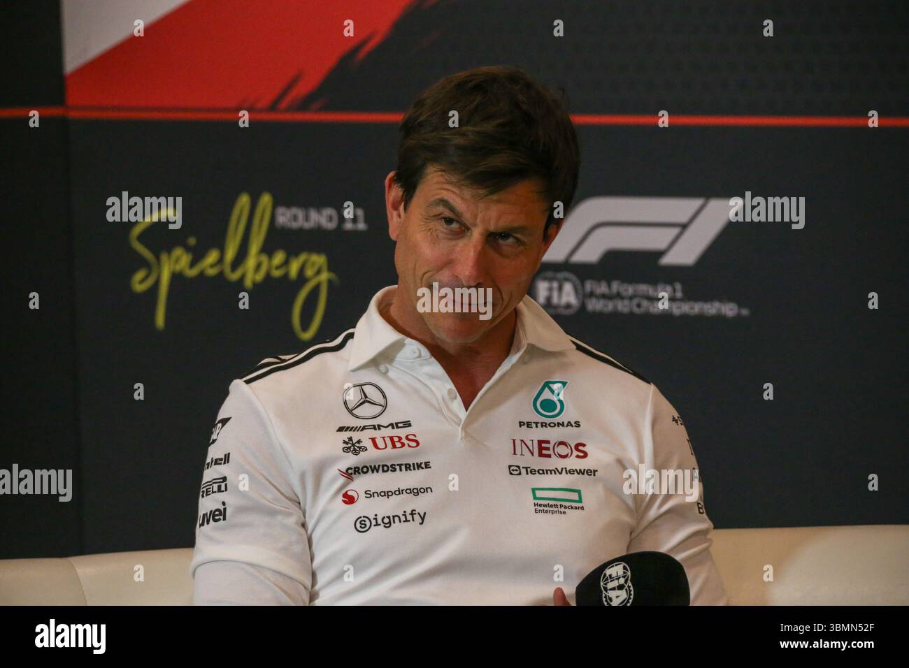 Toto Wolff (AUT) - Mercedes F1 Team Principal during Formula 1 MSC Cruises Austrian Grand Prix ...