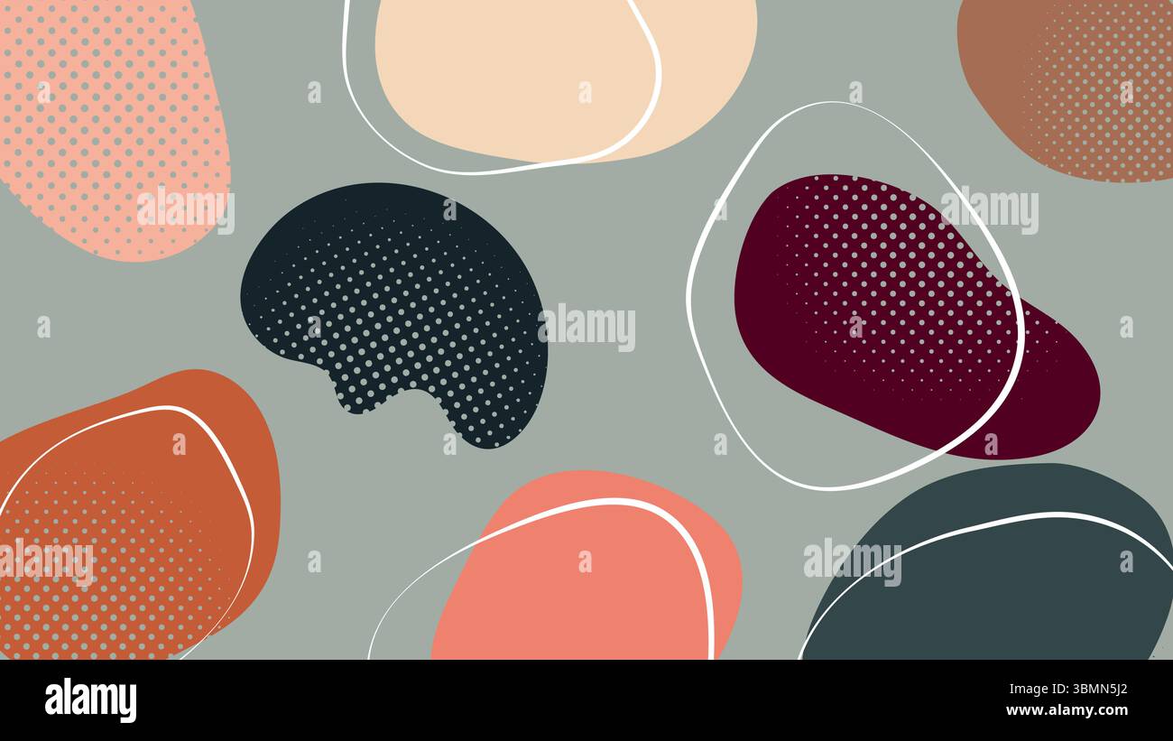 Minimal blob halftone background Stock Vector Image & Art - Alamy