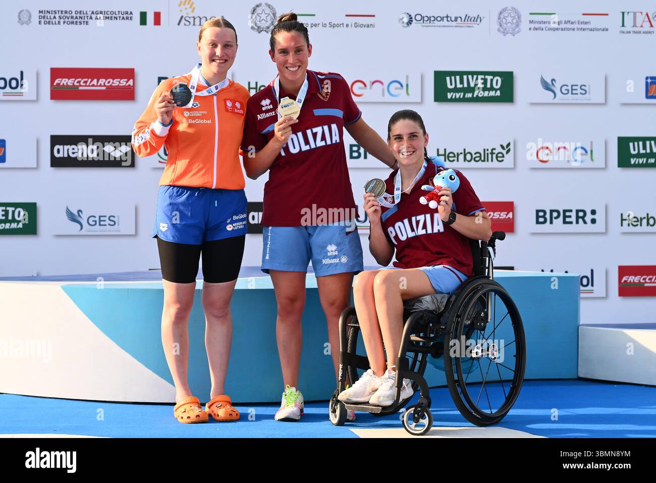 KRUGER Lisa (NED), GILLI Carlotta (ITA) and BOGGIONI Monica (ITA ...